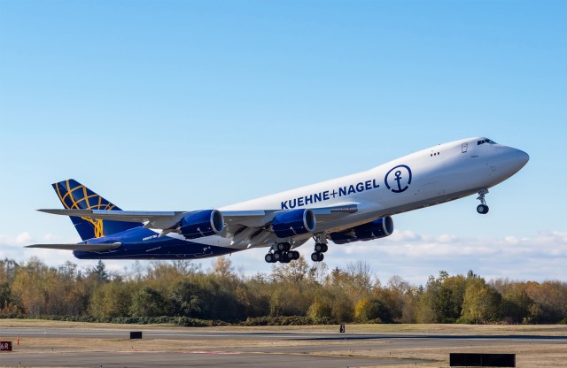 Kuehne+Nagel receives its first Boeing 747-8 Freighter “Inspire.” from ...